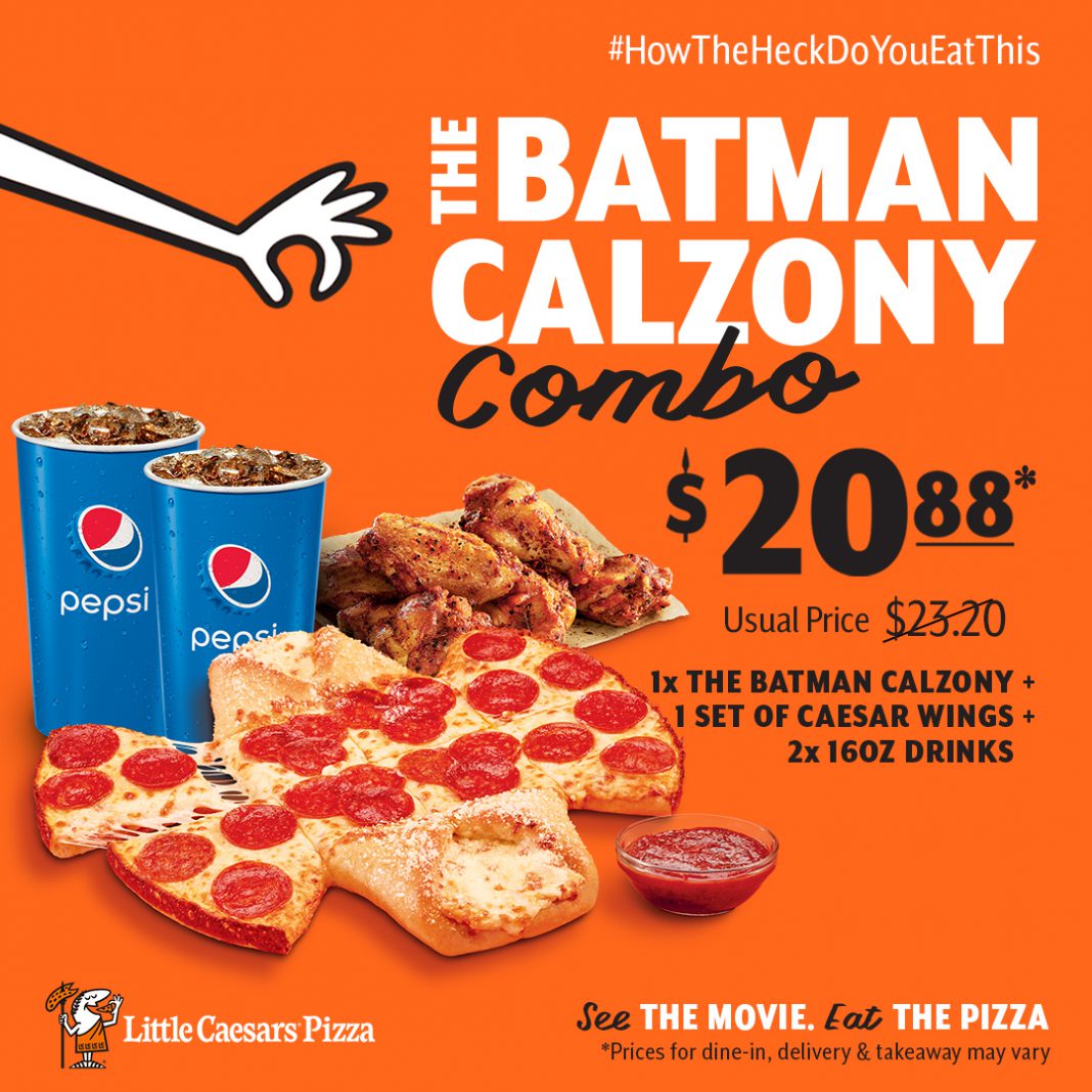 ‘THE BATMAN’ - LITTLE CAESARS® PIZZA RELEASES A BAT-SHAPED PEPPERONI ...