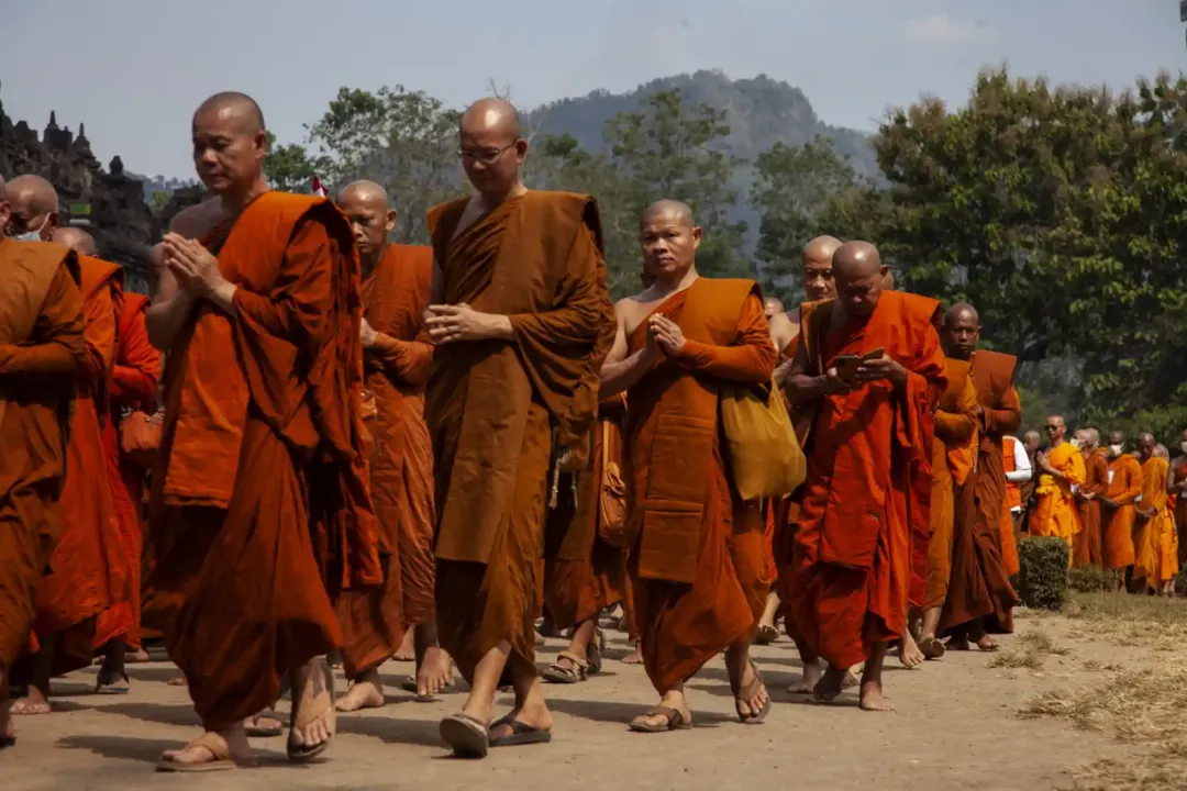 印尼的婆罗浮屠寺将被万盏天灯照亮